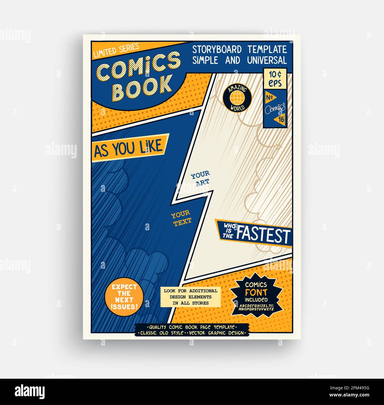 Storyboard layout Stock Vector Images - Alamy