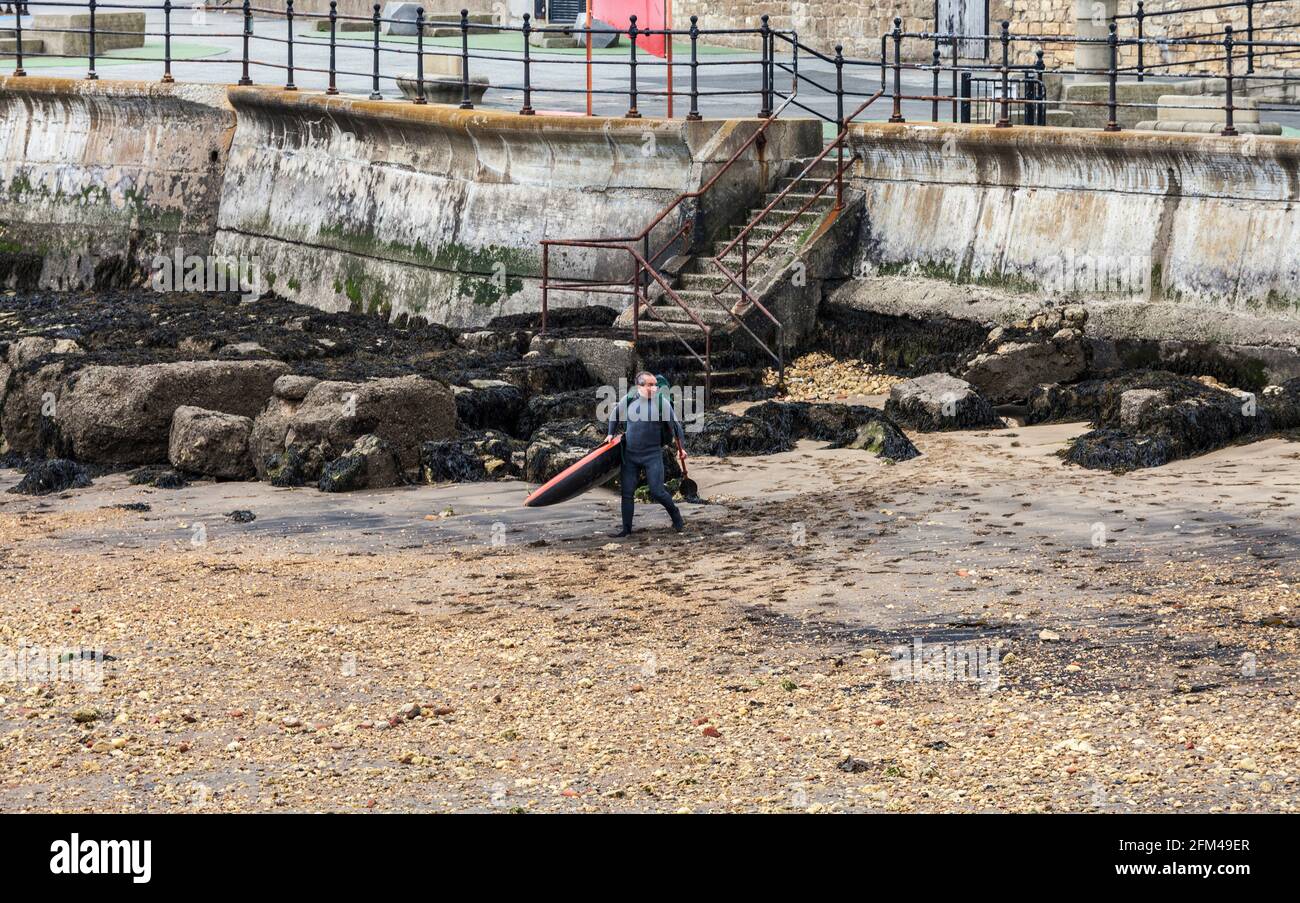 Hartlepool,UK. 2nd May 2021.Filming took place at the beach today ...