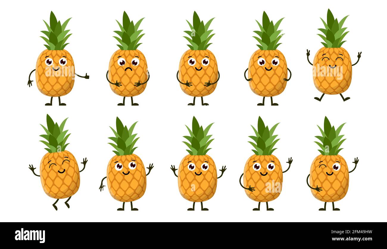 Cartoon funny fruits Stock Vector Image & Art - Alamy