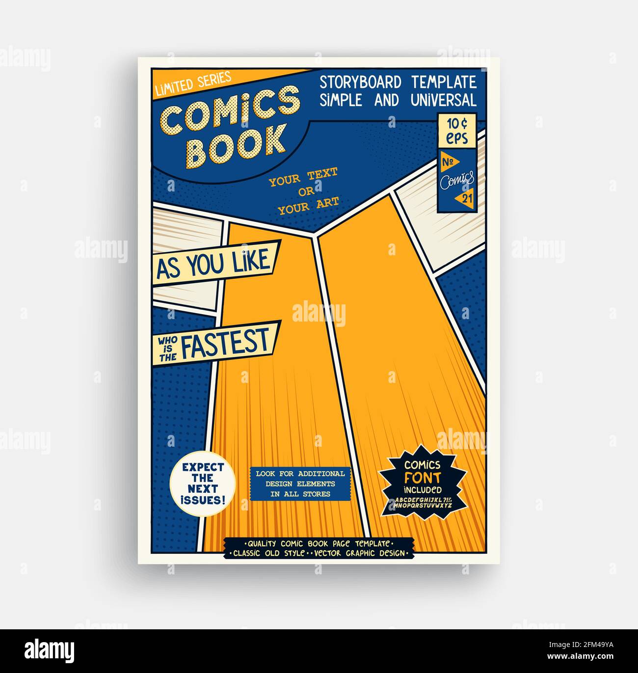 Comics series Stock Vector Images - Alamy