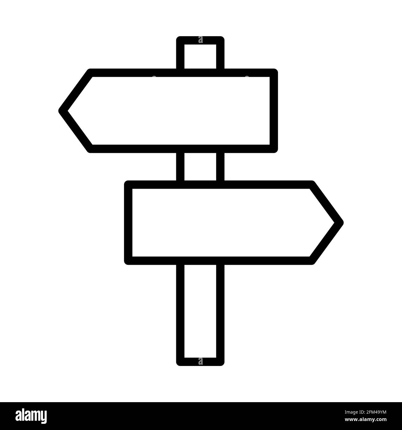 Arrow Direction Sign Post