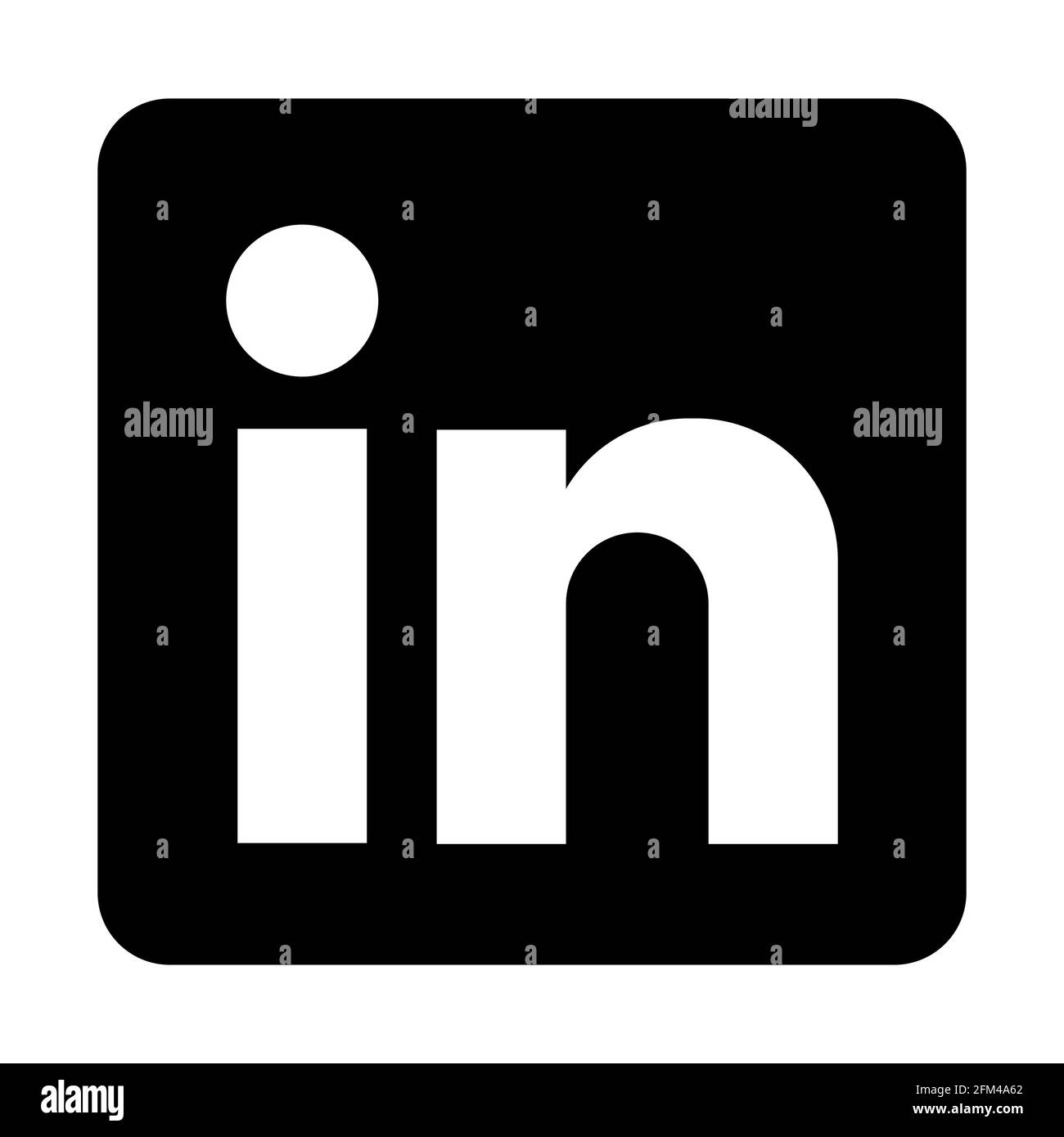 Linkedin Logo Black And White LinkedIn Logo PNG Transparent Image