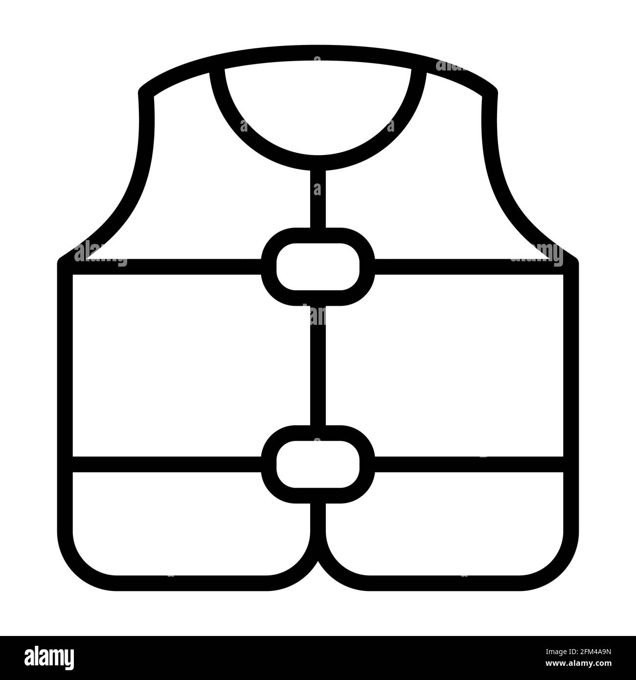 swim swimming vest float single icon with outline style vector design ...