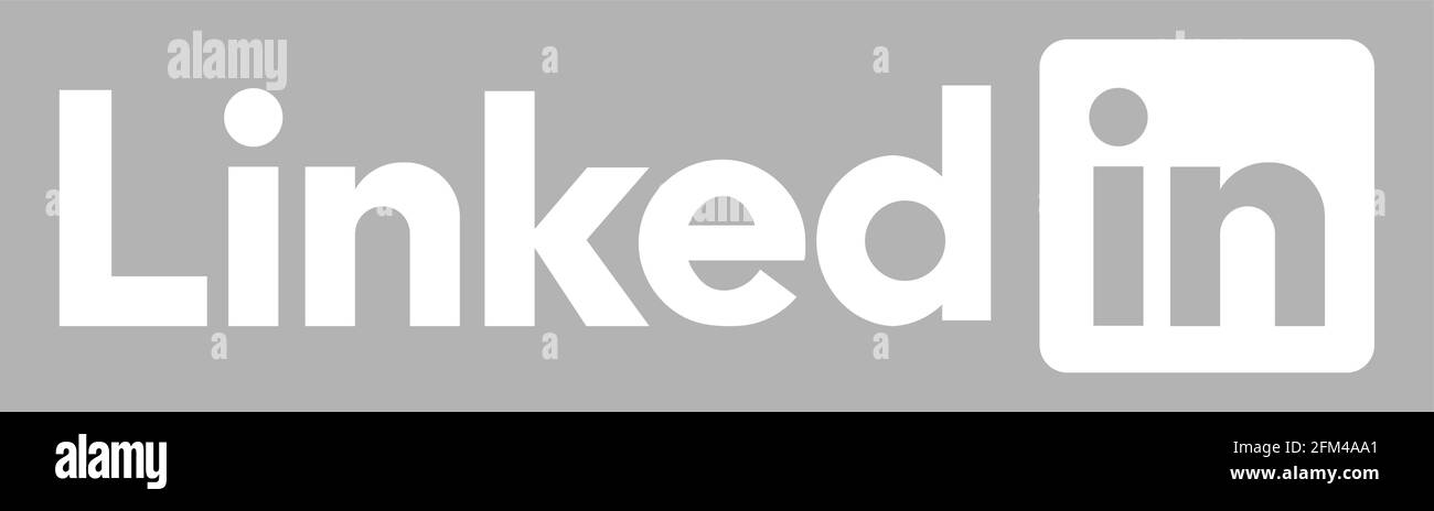 Black Linkedin Button