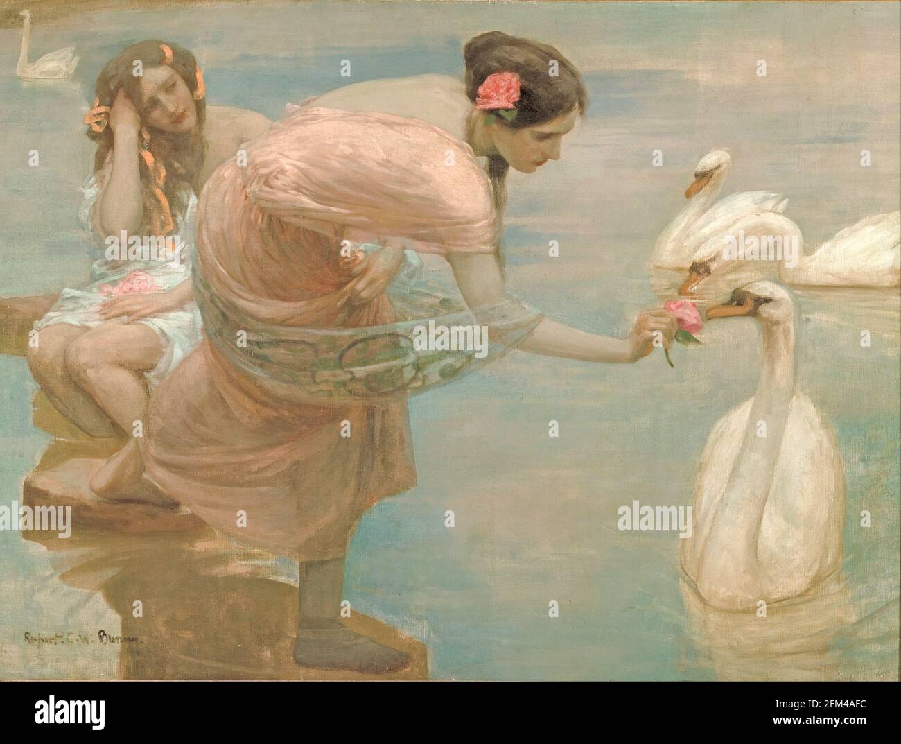 Rupert bunny painting hi-res stock photography and images - Alamy