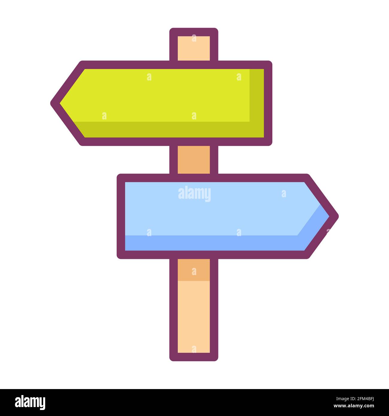 arrow direction sign travel single isolated icon with filled line style ...