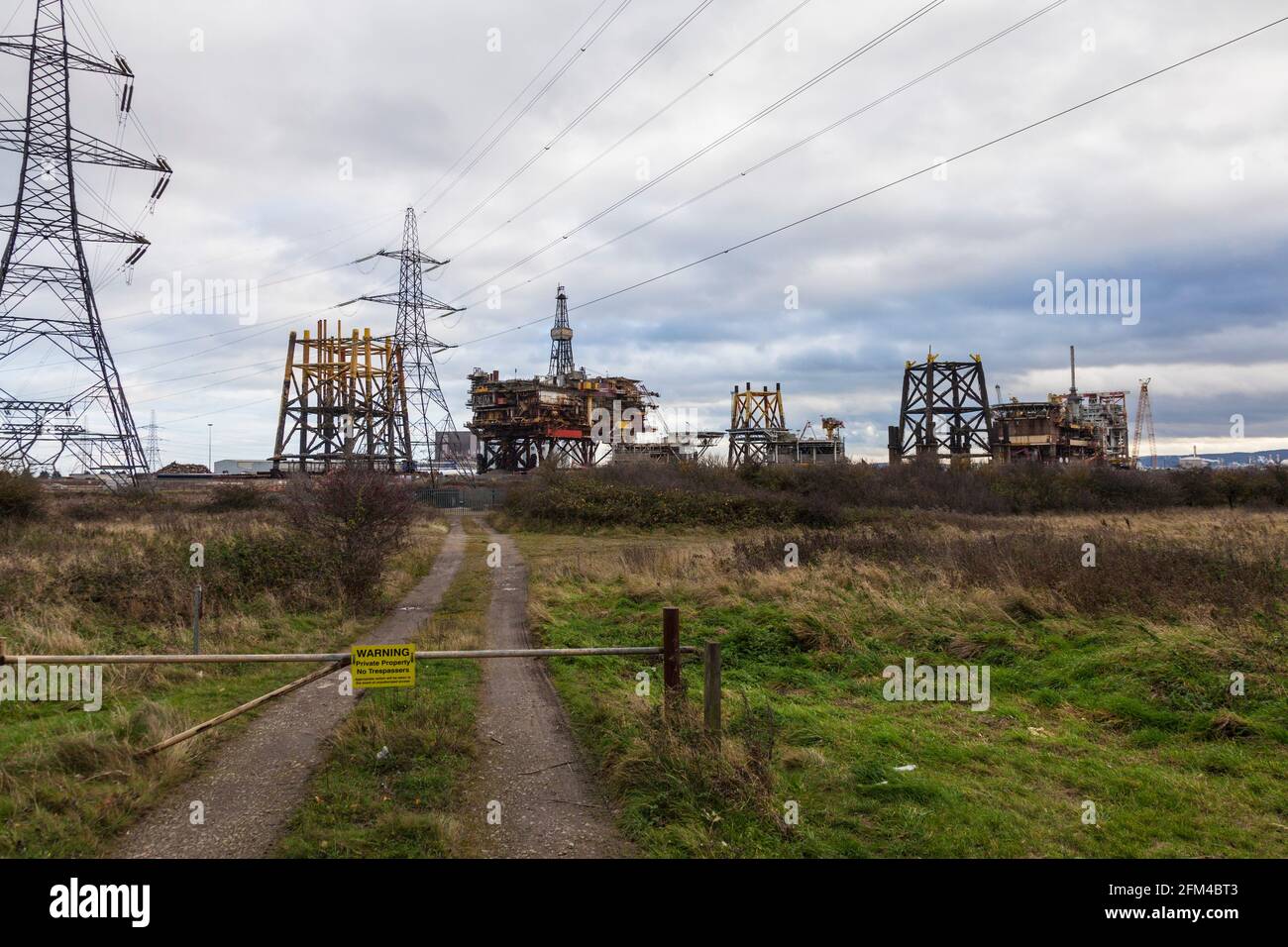 The Able Seaton Port complex at Hartlepool,England,UK where they ...