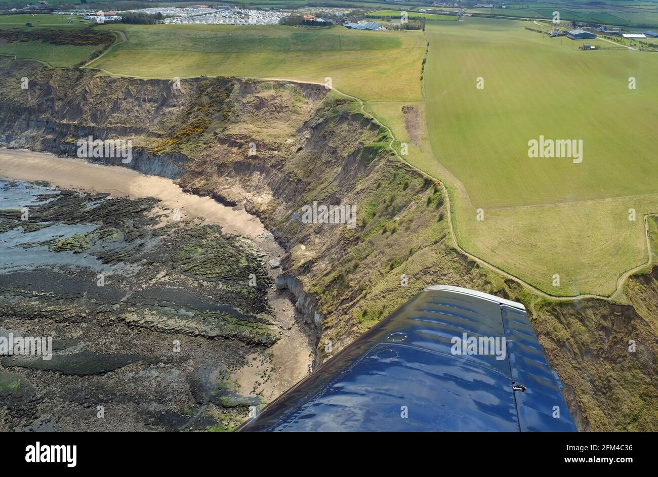 Aerial coast eroding uk hi-res stock photography and images - Alamy