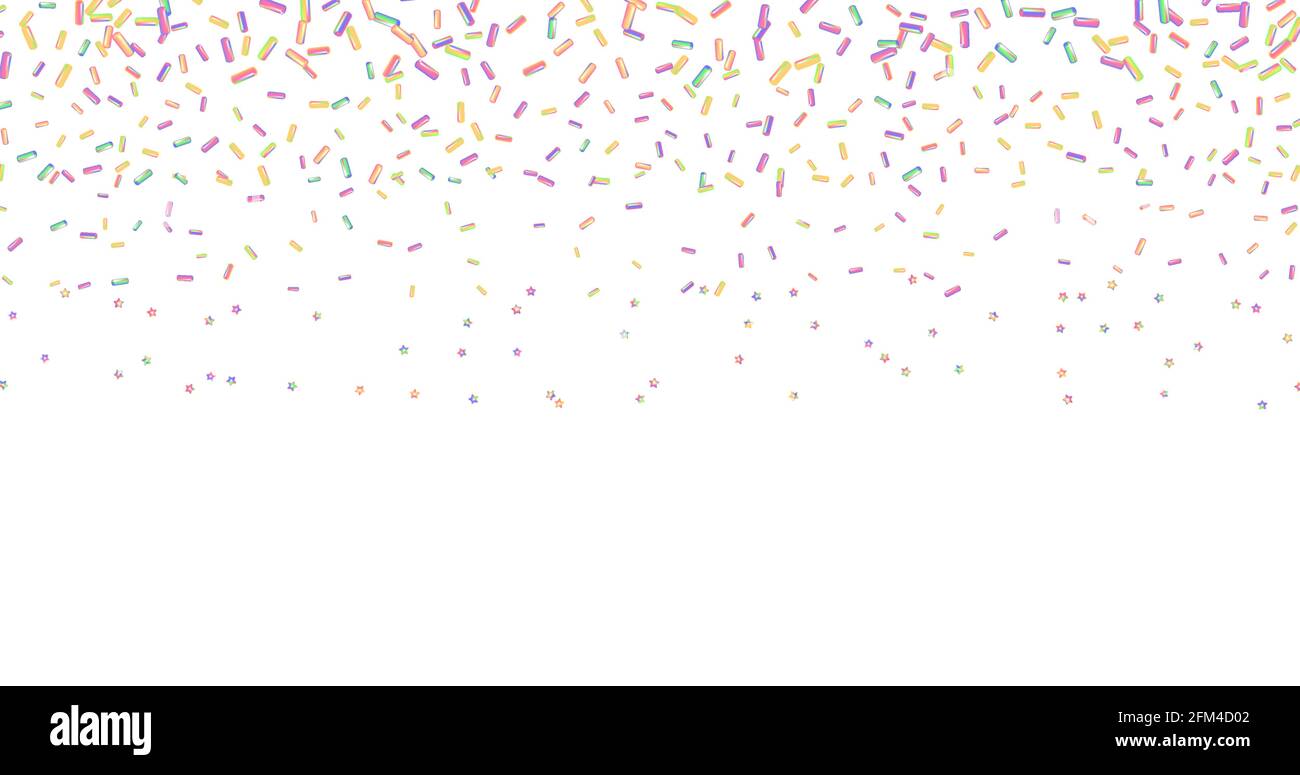 Sprinkle with grains of desserts. Abstract pattern with realistic ...