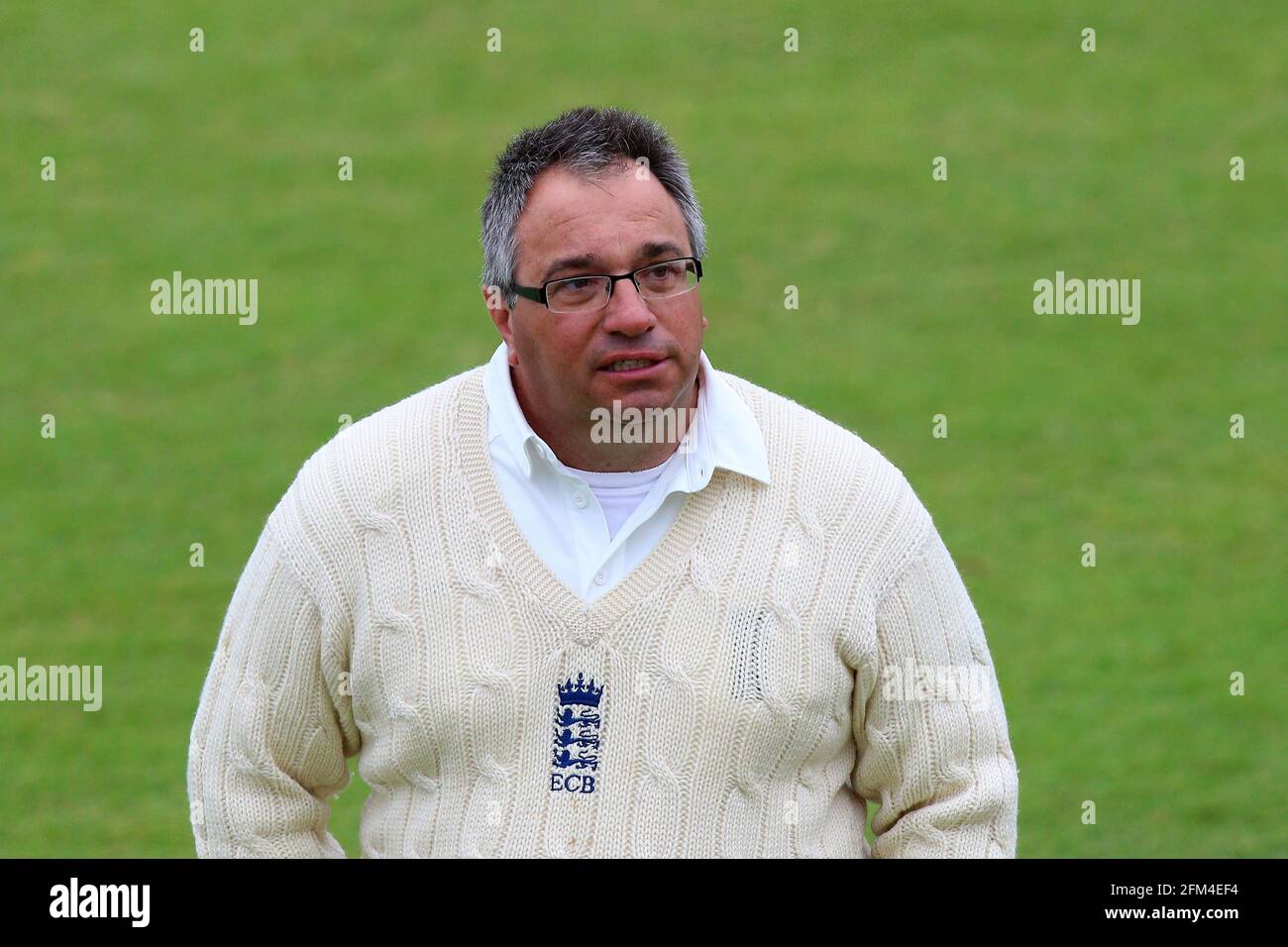 Umpire Neil Bainton looks to the heavens ahead of Northamptonshire CCC ...