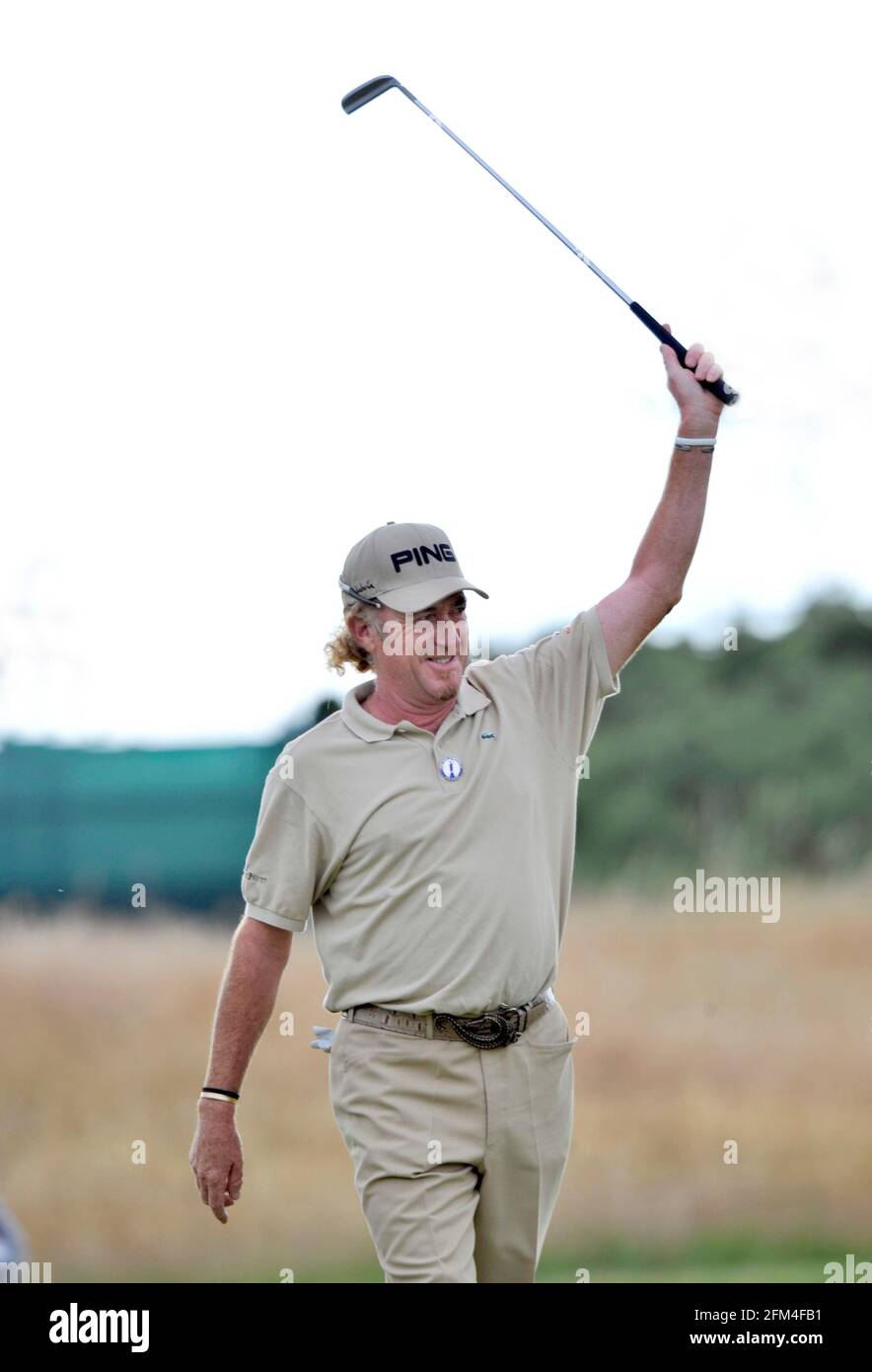 THE OPEN TURNBURY 2009. 1st DAY 16/7/2009. MIGUEL ANGLE JIMENEZ AFTER ...
