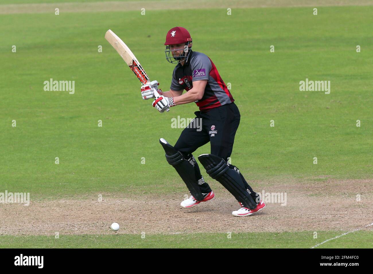 James Hildreth in batting action for Somerset during Somerset vs Essex ...