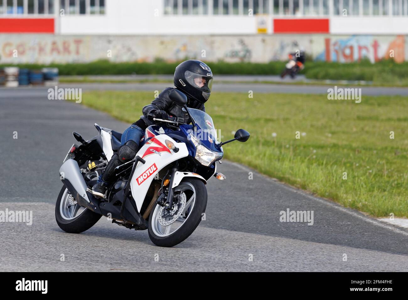 Motorcycle uniform hi-res stock photography and images - Alamy