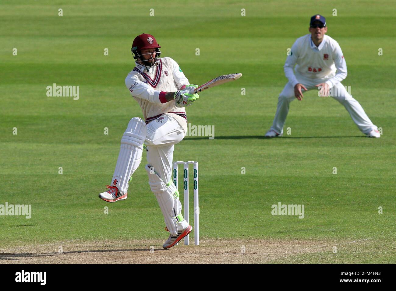 Peter Trego in batting action for Somerset during Somerset CCC vs Essex ...
