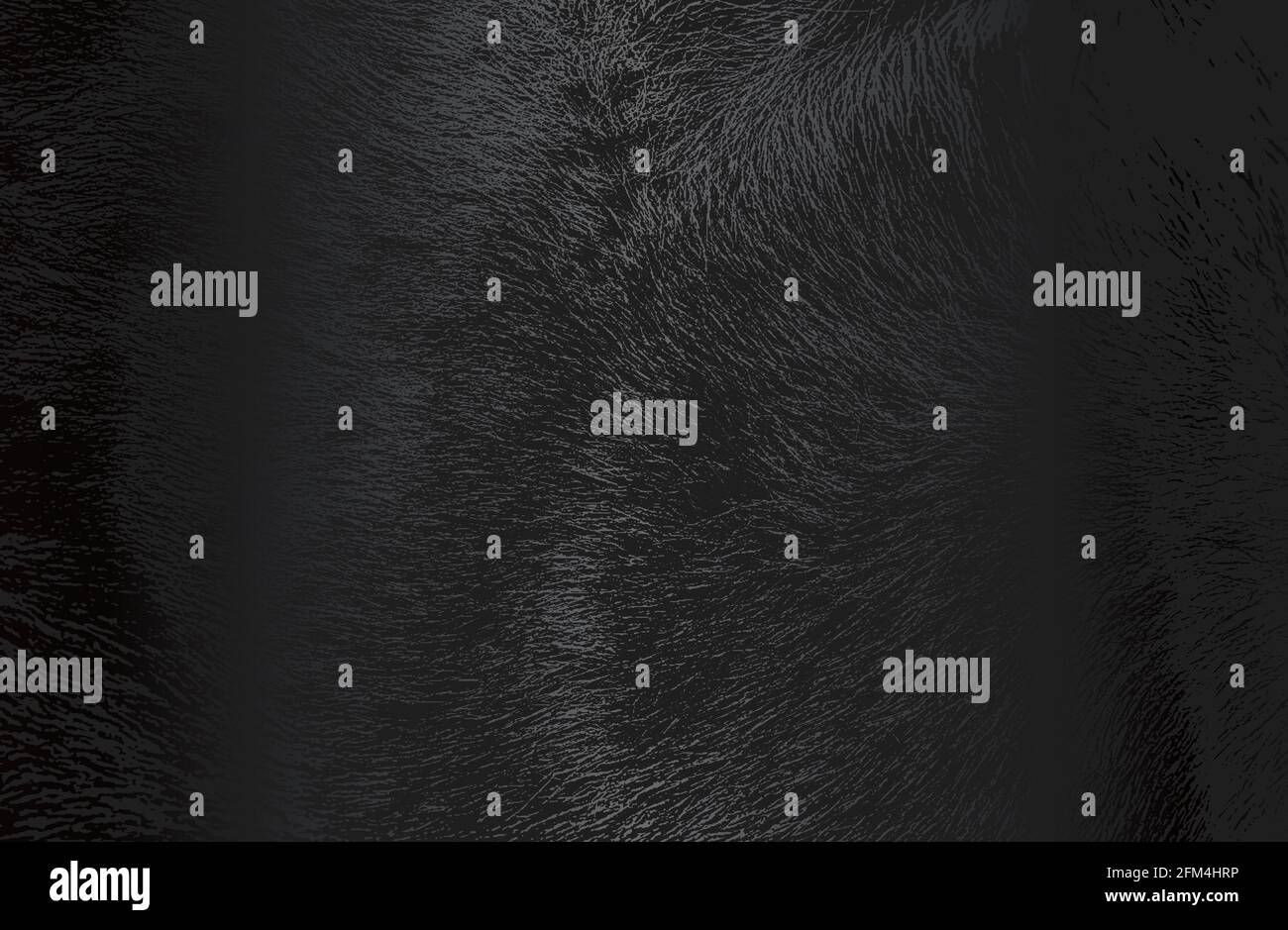 Luxury black metal gradient background with distressed natural fur ...