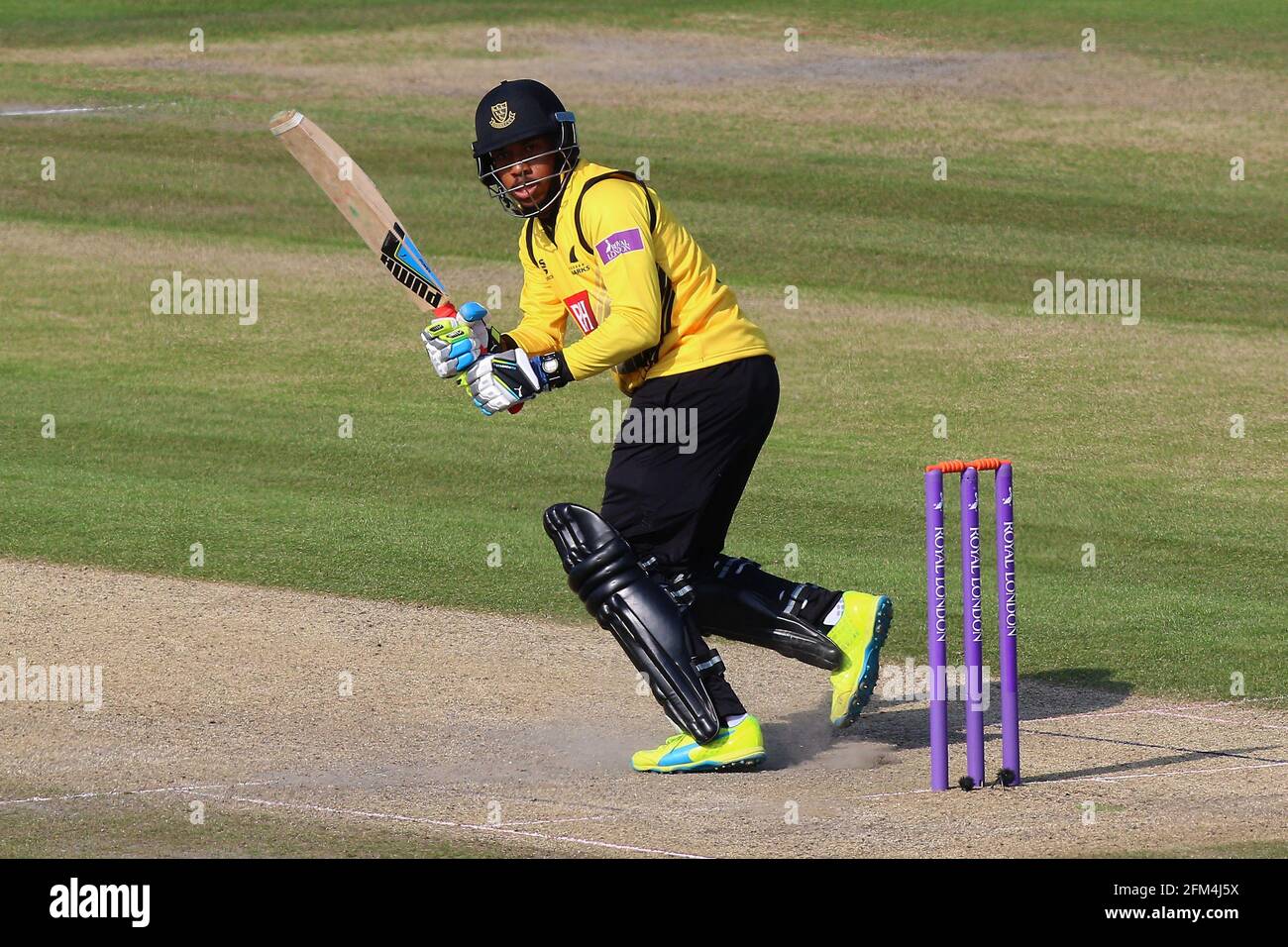 Chris Jordan in batting action for Sussex during Sussex Sharks vs Essex ...