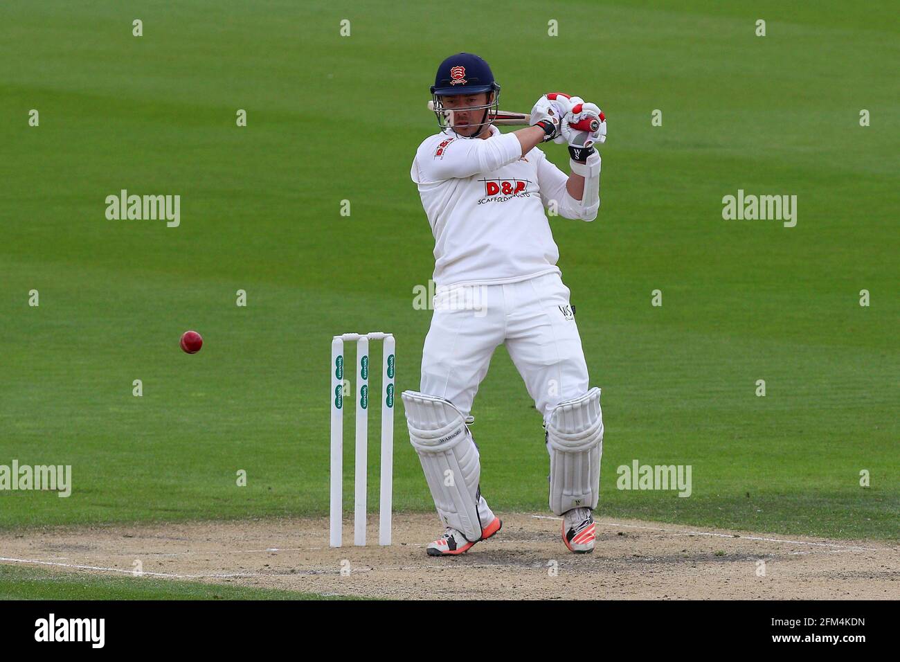 Graham Napier in batting action for Essex during Sussex CCC vs Essex ...