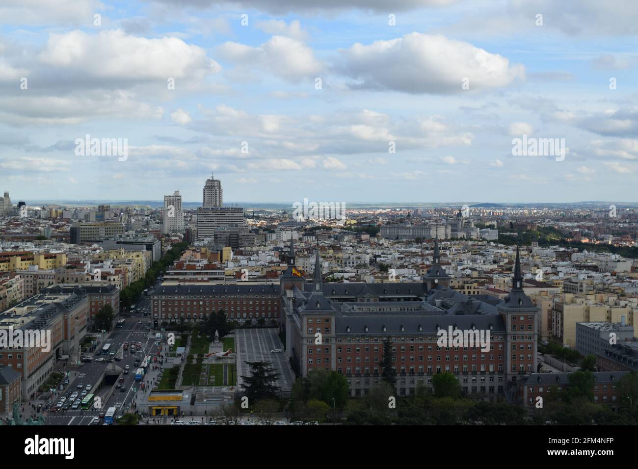 Madrid from above Stock Photo - Alamy