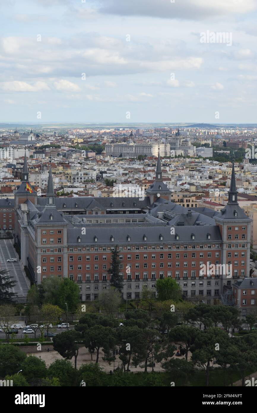 Madrid from above Stock Photo - Alamy