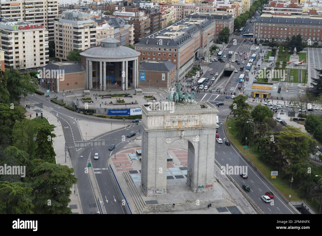 Madrid from above Stock Photo - Alamy