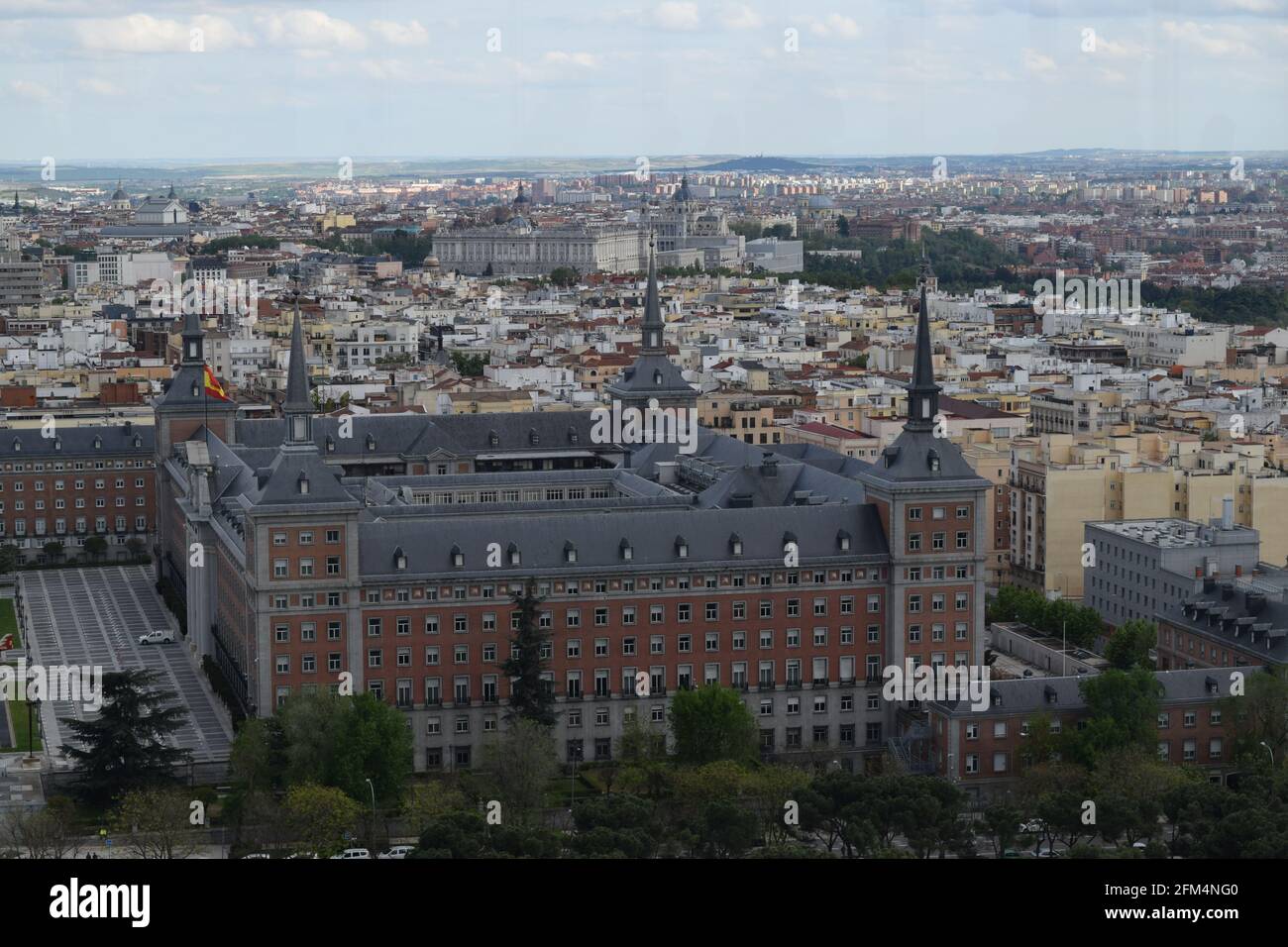 Madrid from above Stock Photo - Alamy