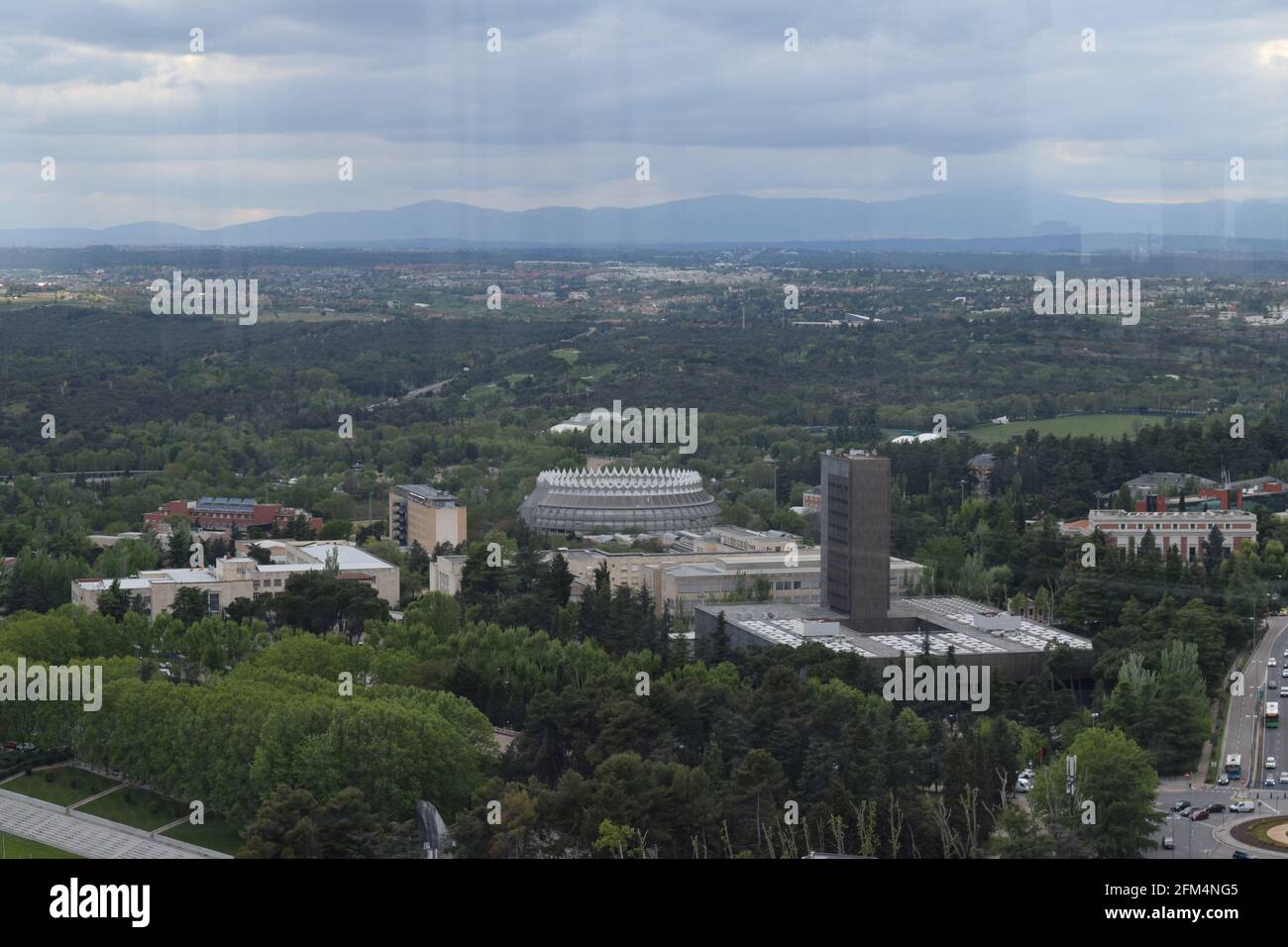 Madrid from above Stock Photo - Alamy
