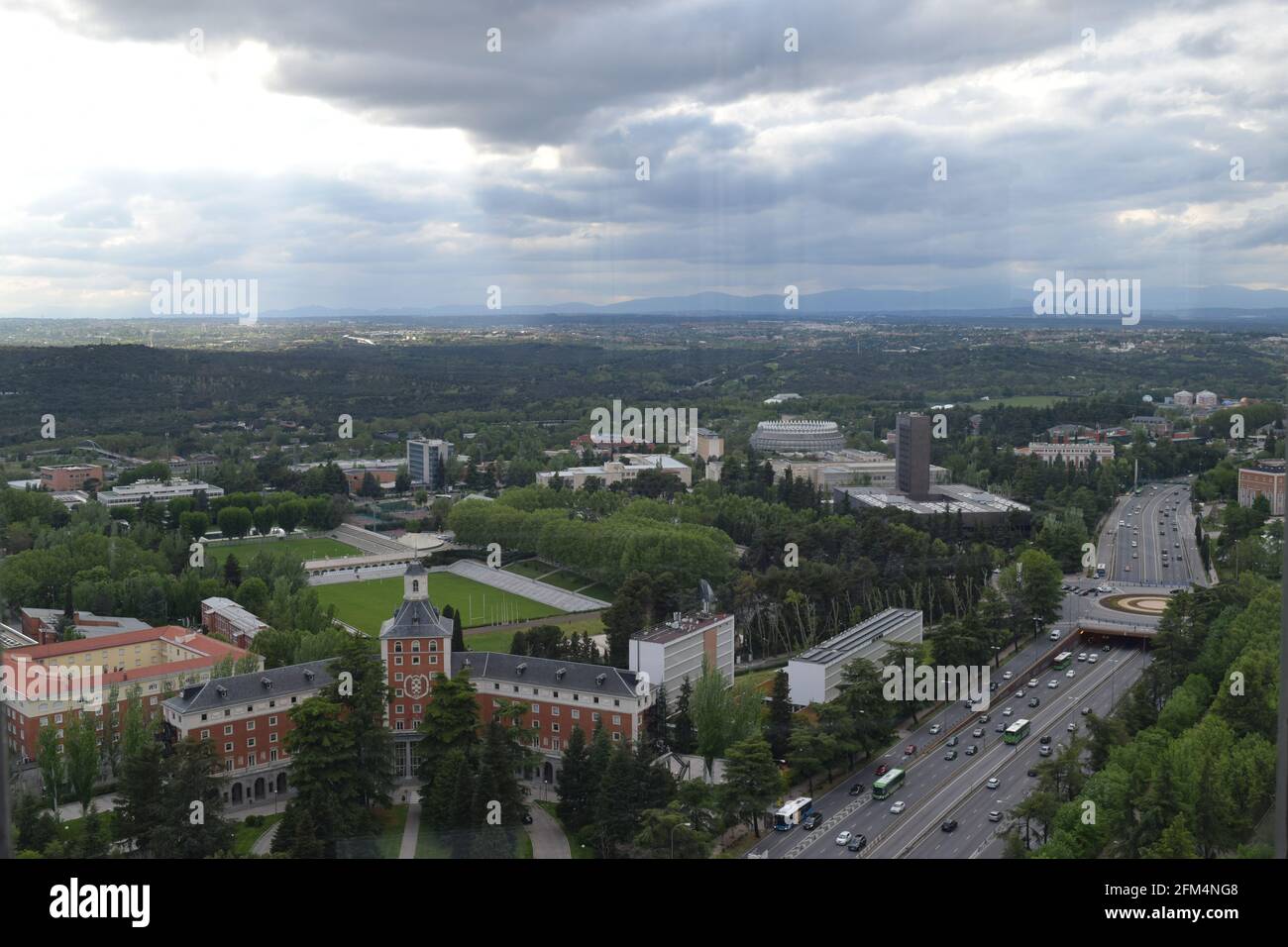 Madrid from above Stock Photo - Alamy