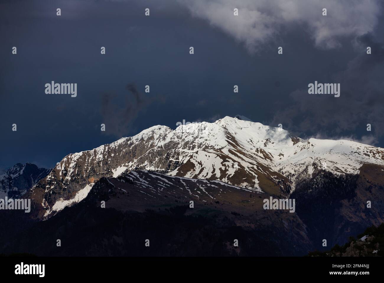 Mount Mena in the Serina Brembana Valley Stock Photo - Alamy