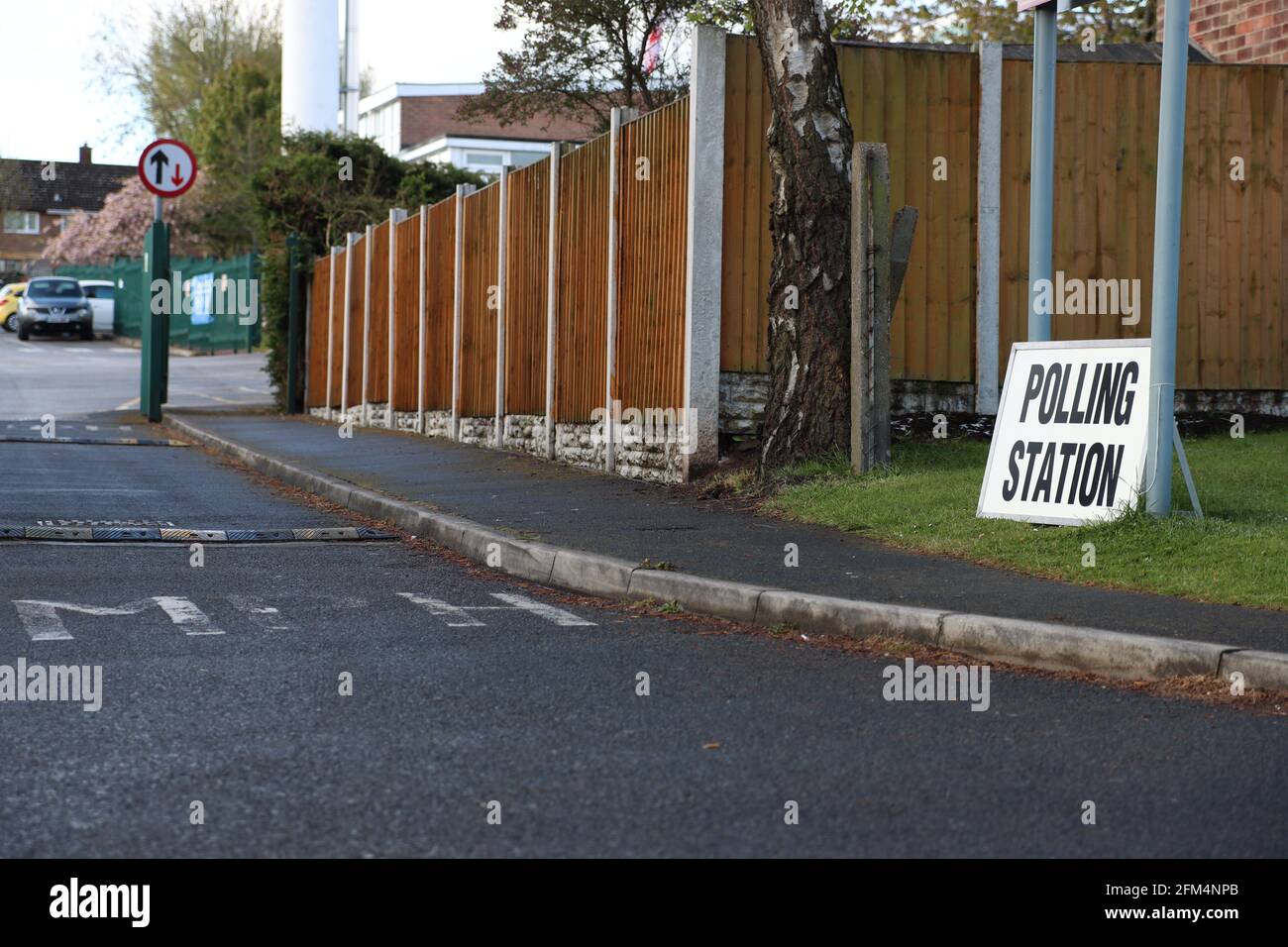 Election Day At The Polling Stations Stock Photo - Alamy