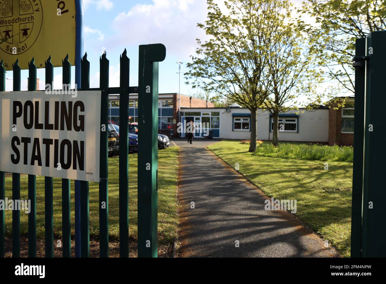 Election Day At The Polling Stations Stock Photo - Alamy