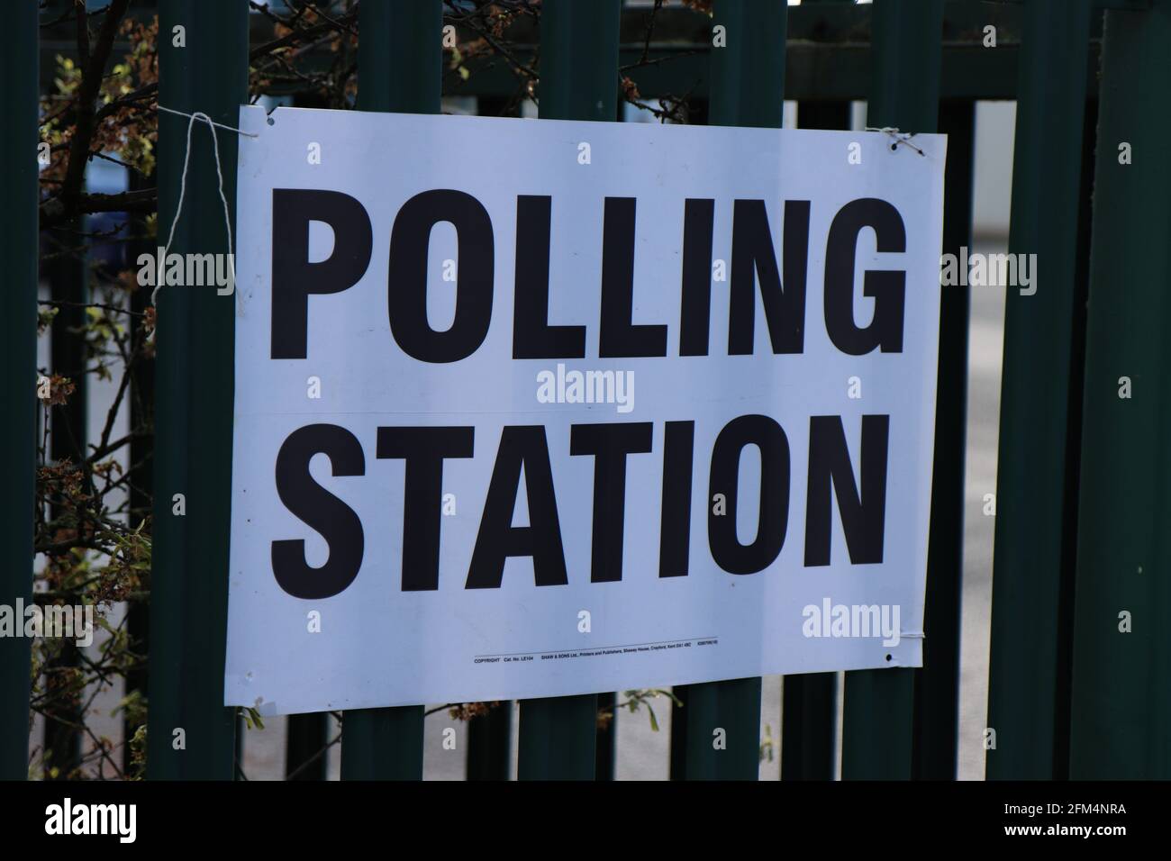 Election Day At The Polling Stations Stock Photo - Alamy