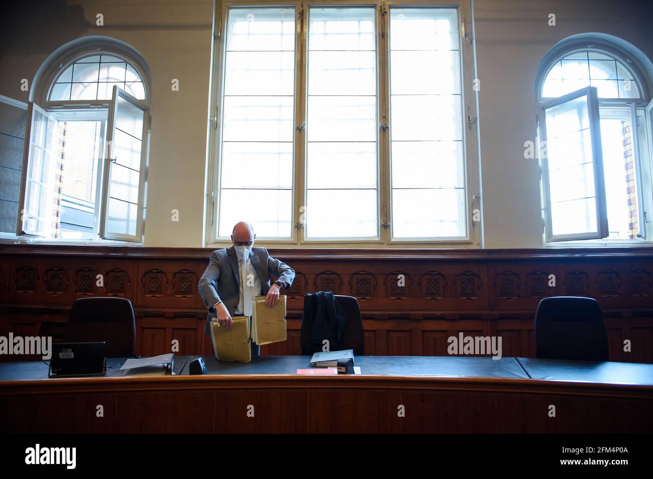 Flensburg, Germany. 06th May, 2021. Mathias Eggers, presiding judge of ...