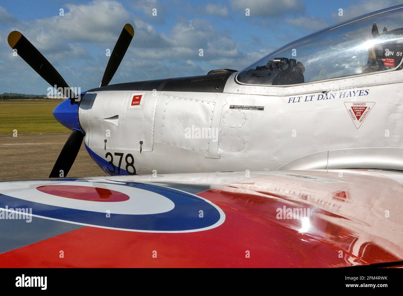 RAF Tucano T1 in special colours to display at airshows and events ...