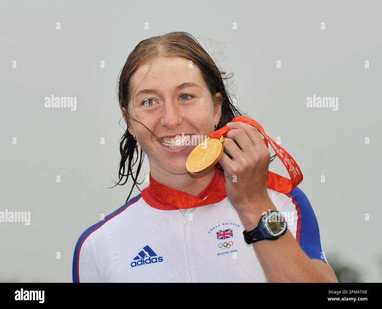 OLYMPIC GAMES BEIJING 2008. WOMANS ROAD RACE. NICOLE COOKE AFTER ...