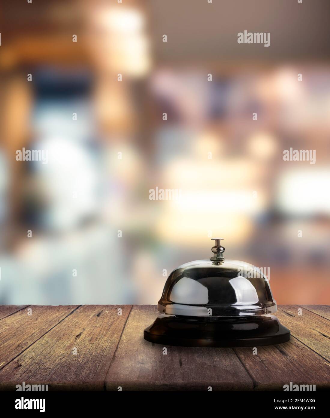 Bell on counter service hi-res stock photography and images - Alamy