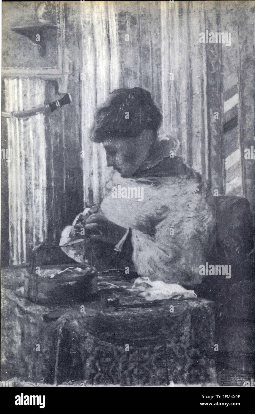 Paul Gauguin.Mette Gauguin,1787,toile Stock Photo - Alamy