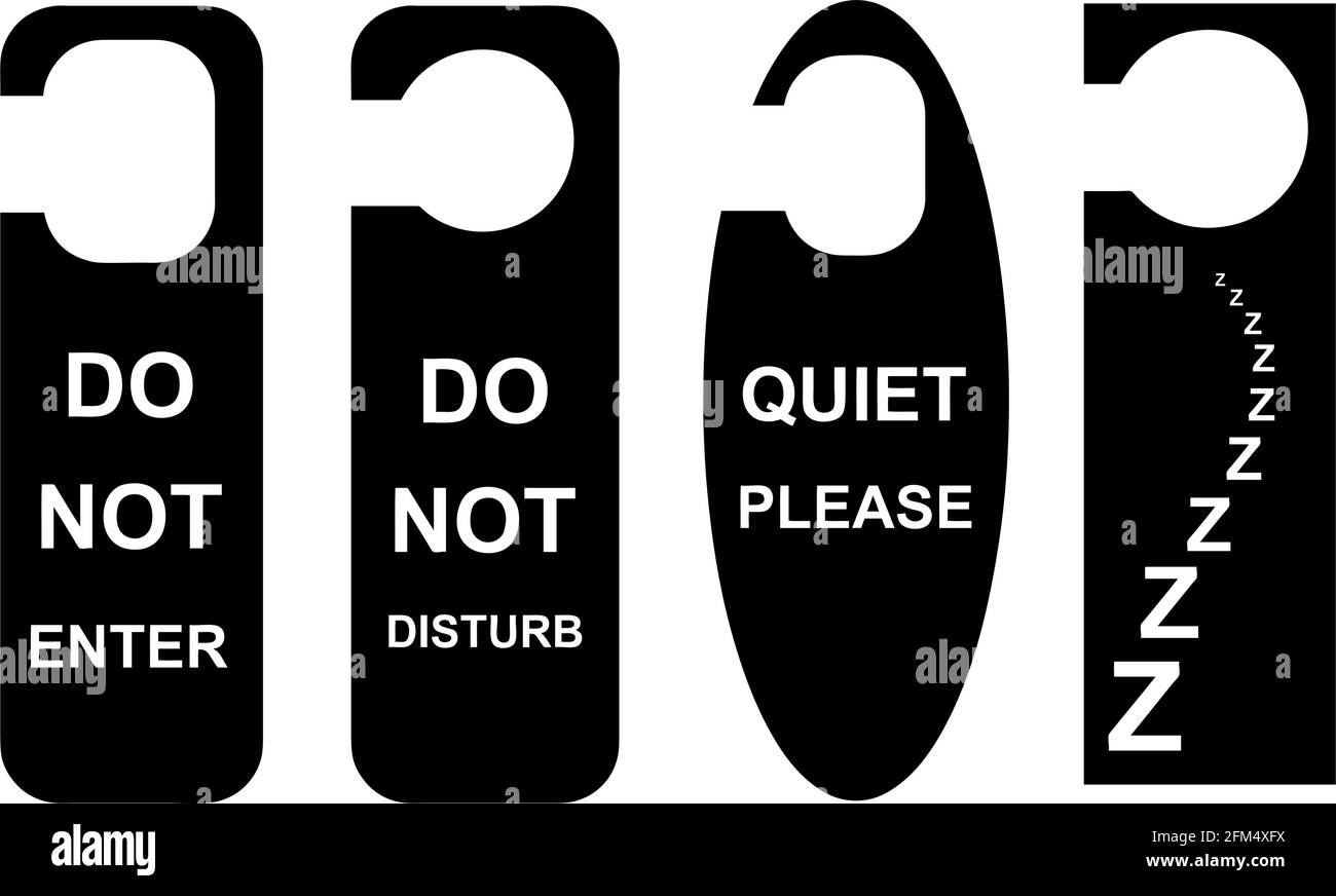 Door tags vectors Stock Vector Images - Alamy