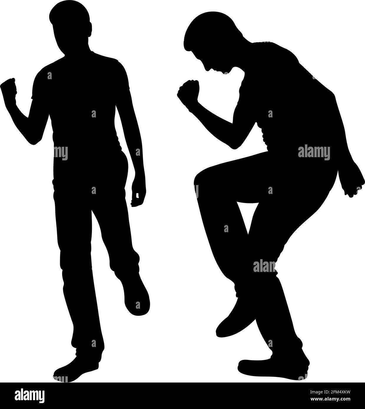 Winners posture Stock Vector Images - Alamy