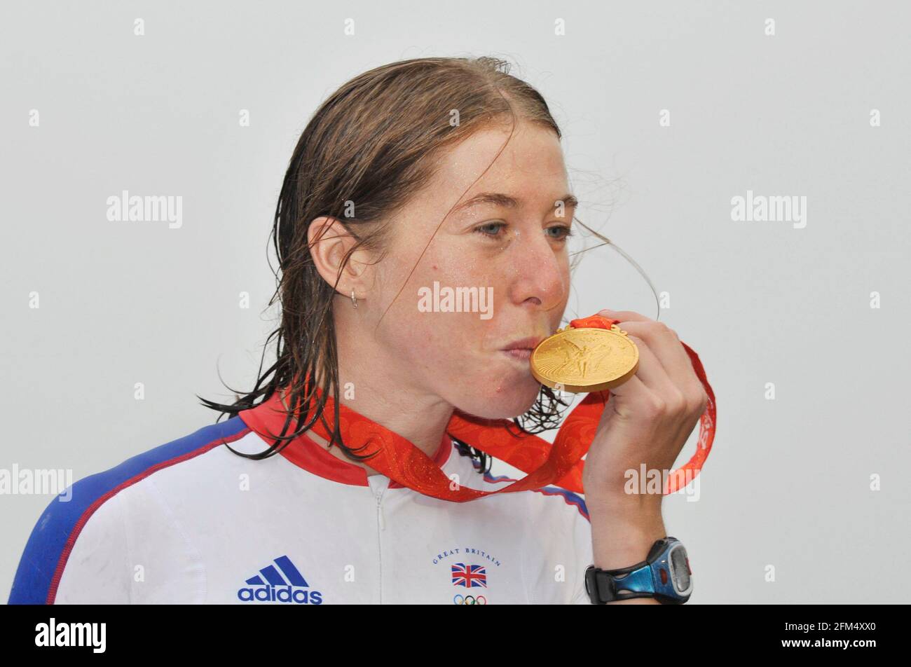 OLYMPIC GAMES BEIJING 2008. WOMANS ROAD RACE. NICOLE COOKE AFTER ...