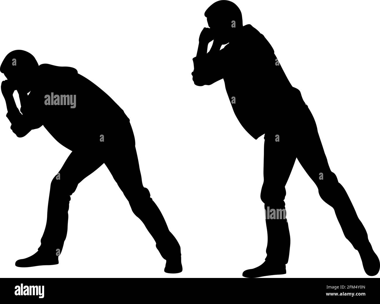 men pulling something heavy Stock Vector Image & Art - Alamy