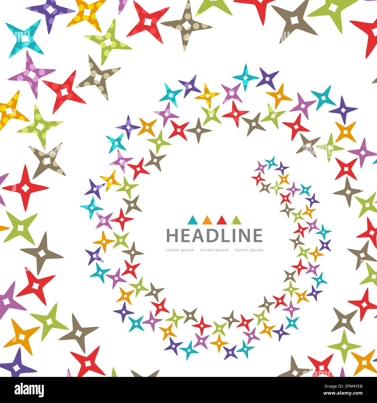 Brochure colorful header background design layout template Stock Vector ...