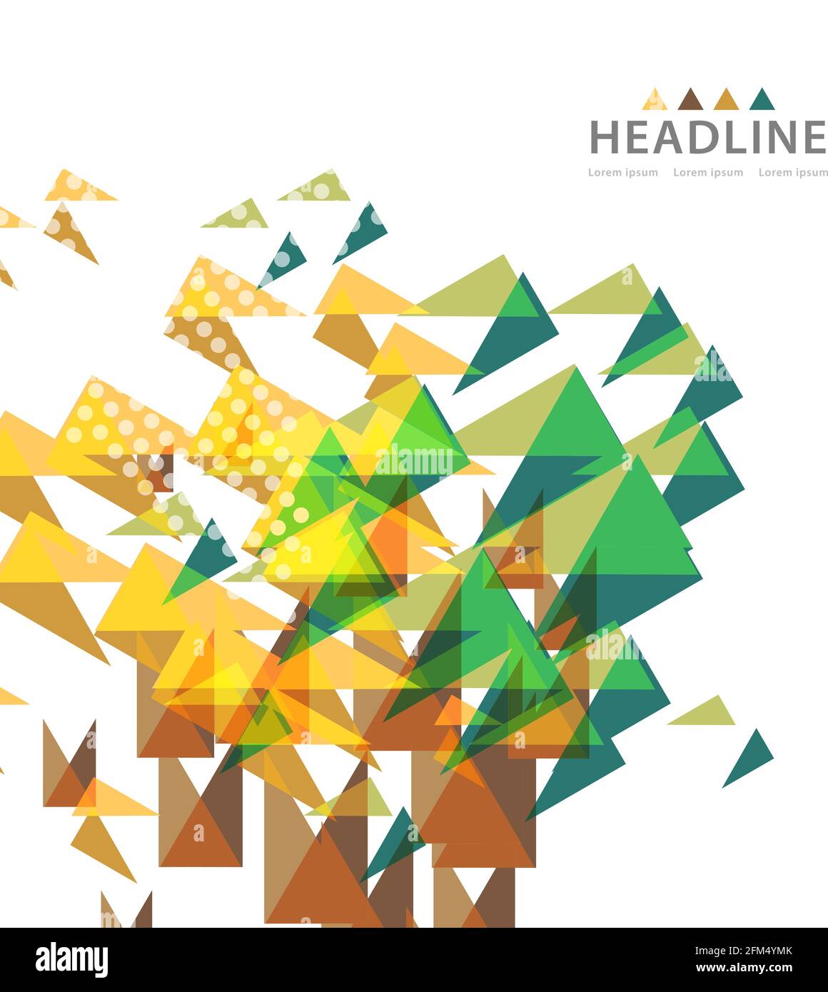 Brochure colorful header background design layout template Stock Vector ...