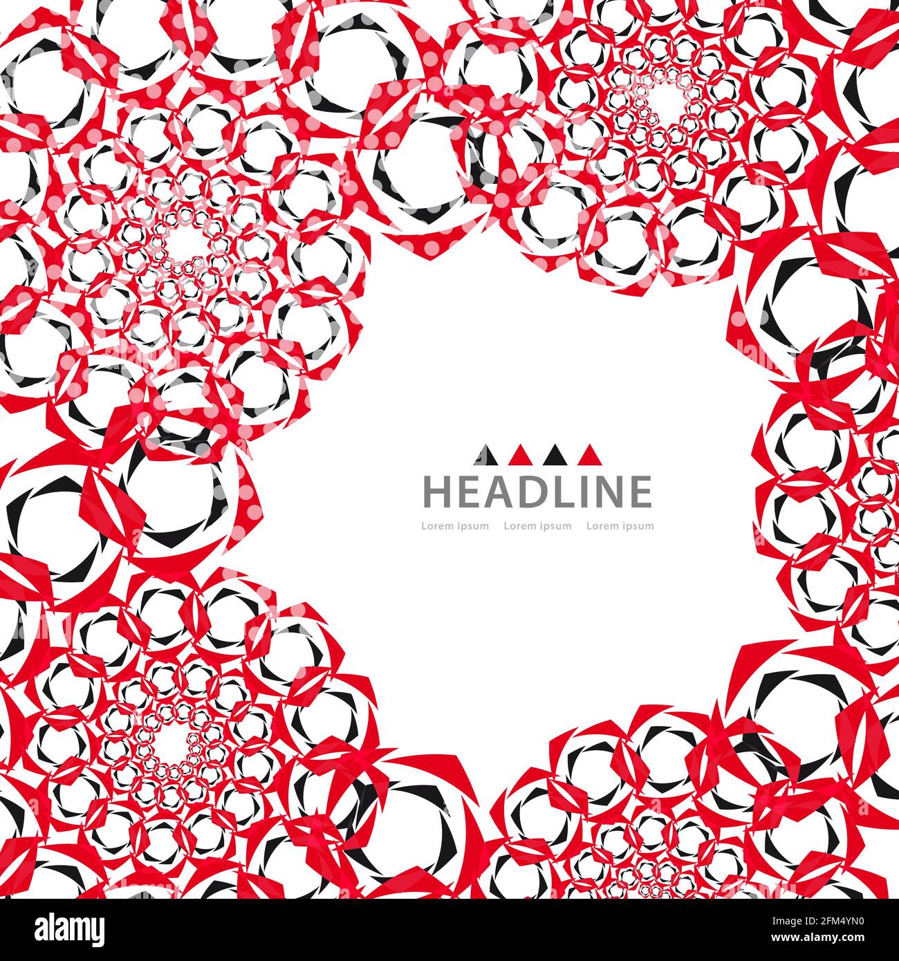 Brochure colorful header background design layout template Stock Vector ...