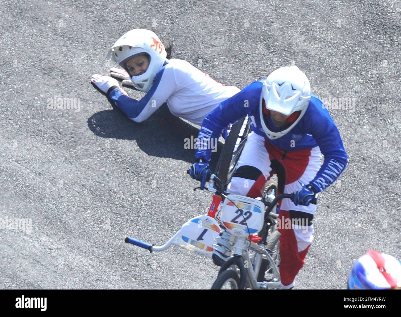 OLYMPIC GAMES BEIJING 2008. 14th DAY 22/8/08. CYCLING BMX WOMAN'S FINAL ...