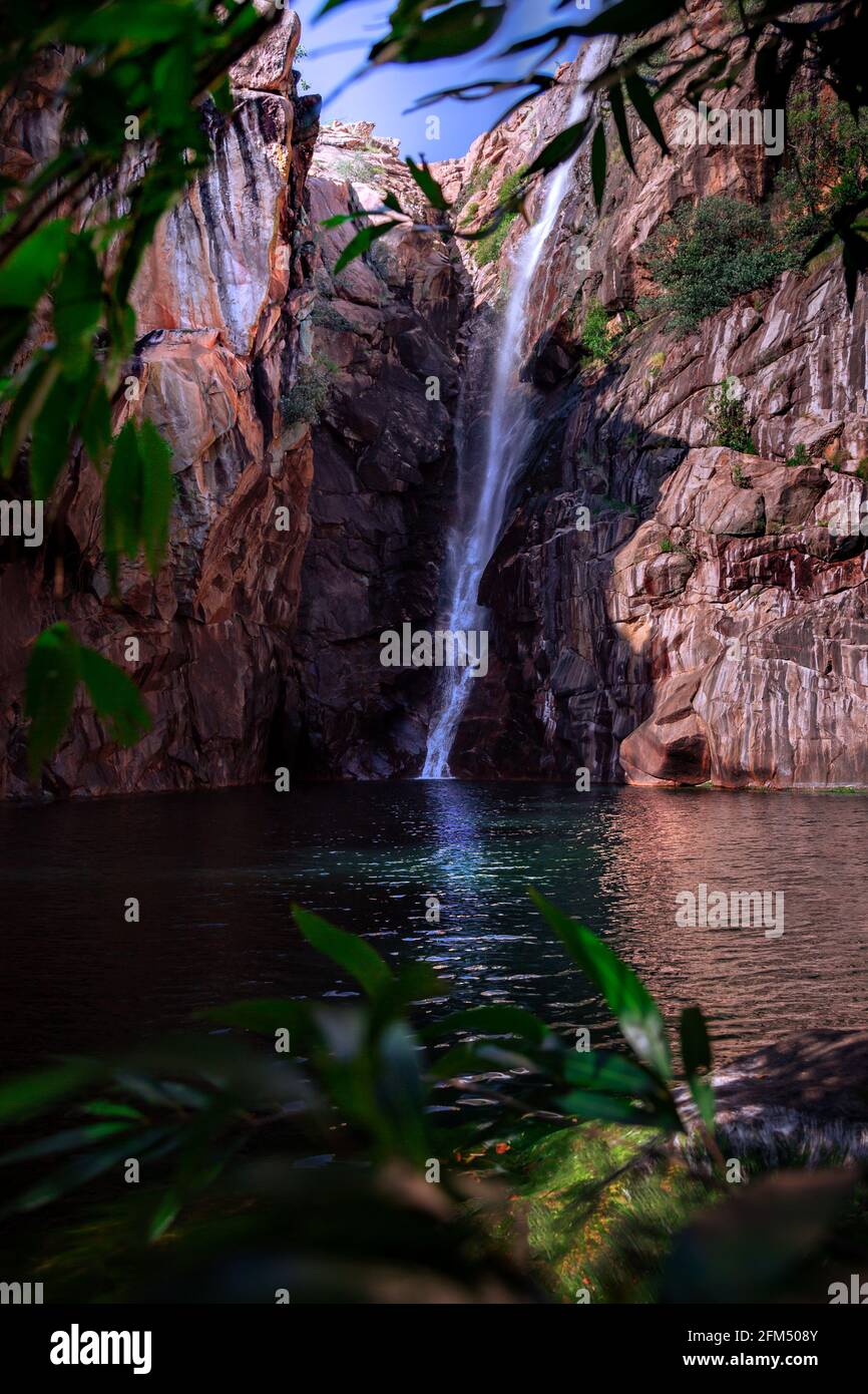 The famous Motor Car Fall in the Kakadu Nationalpark, Northern ...