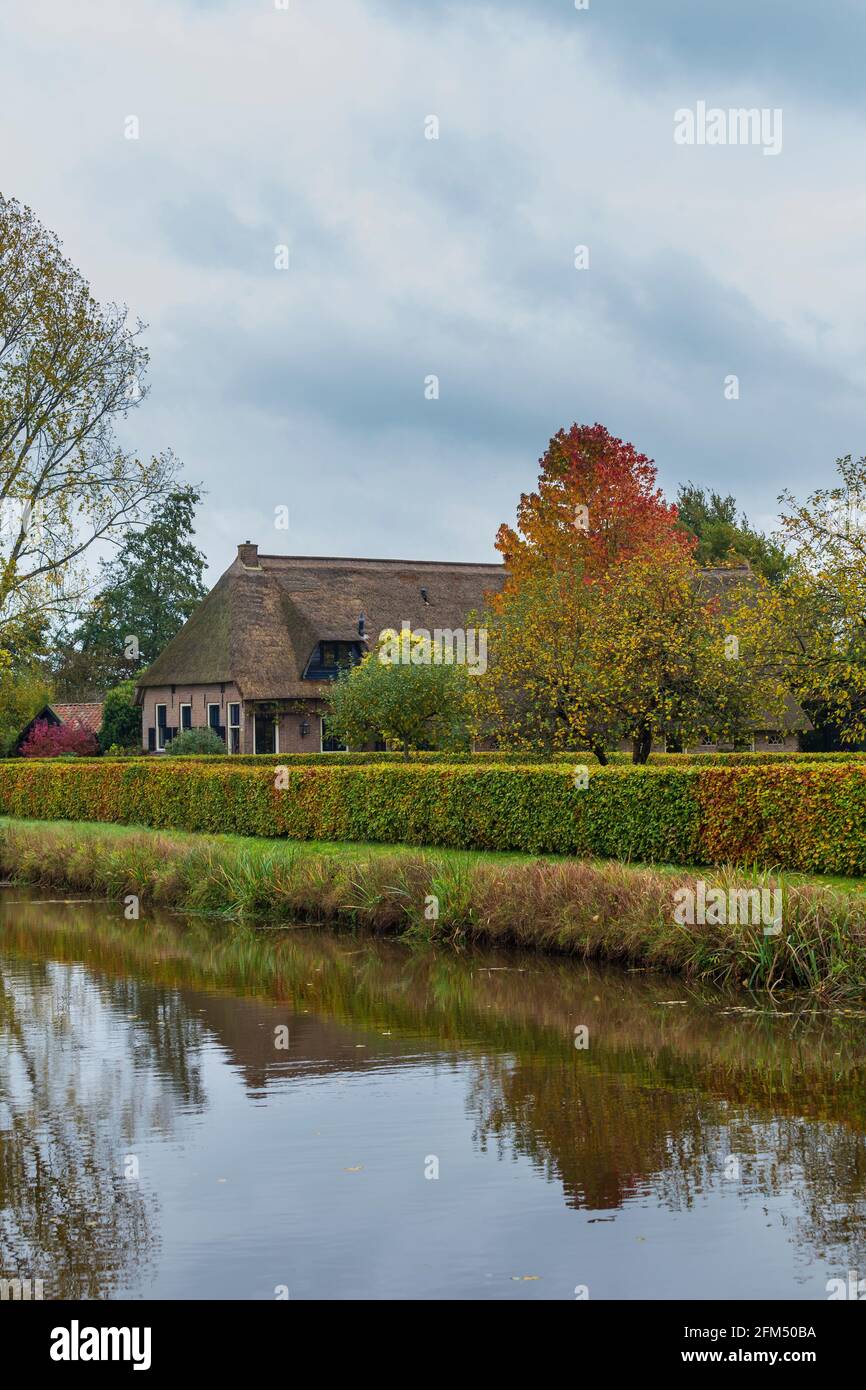 Traditional dutch farmhouse Stock Photo - Alamy