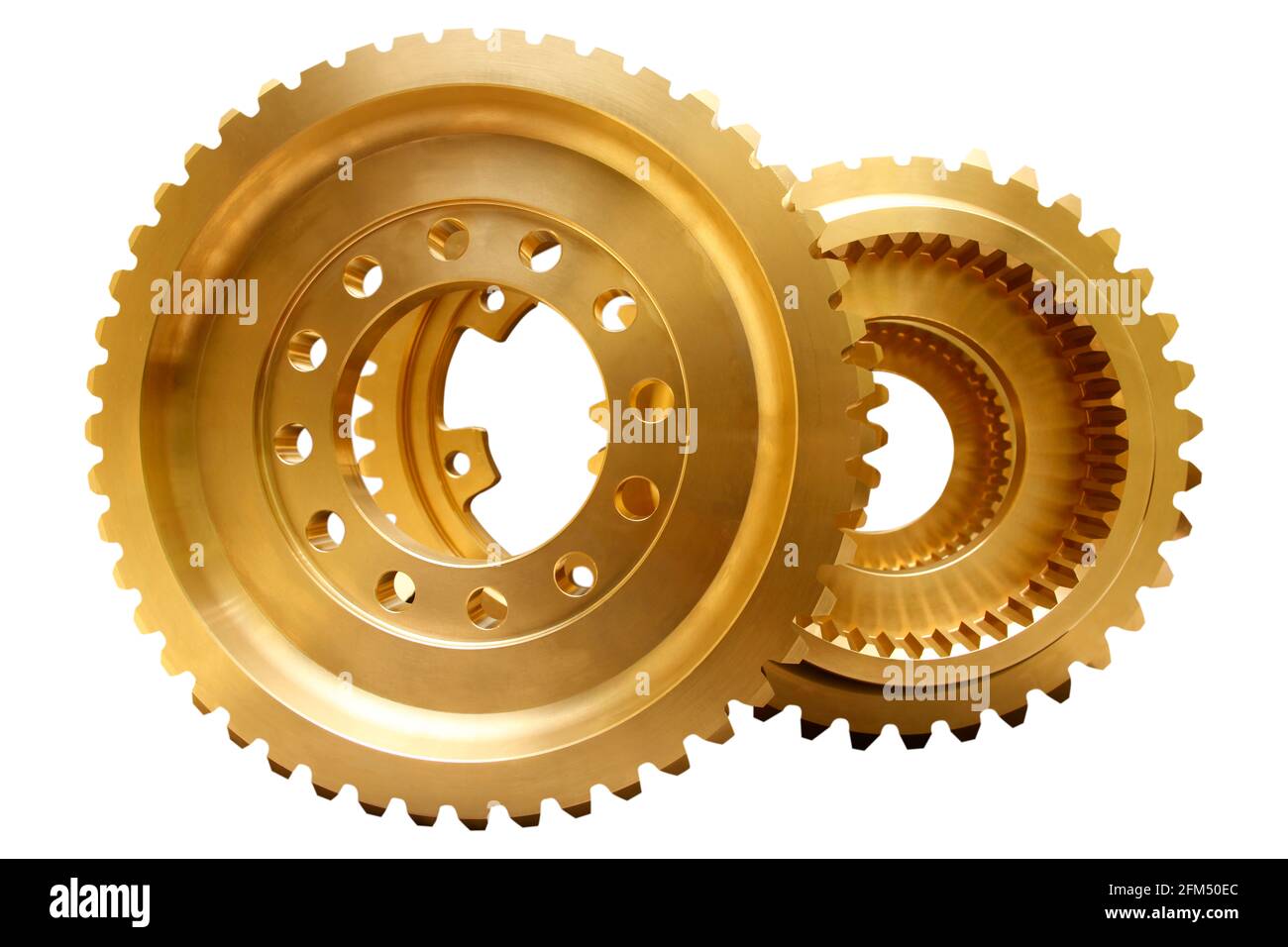 Gear wheel on a white background Stock Photo - Alamy