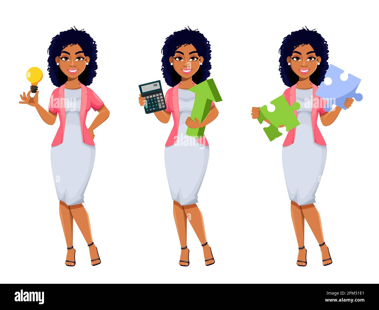 Black Businesswoman Cartoon