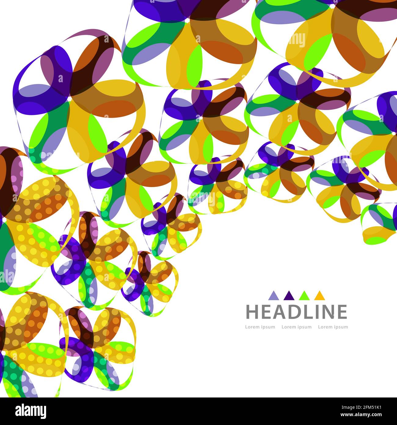 Brochure colorful header background design layout template Stock Vector ...