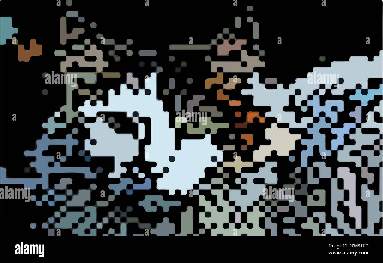 8 bit pixels Stock Vector Images - Alamy